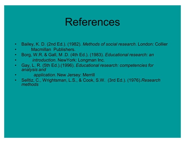 Quantitative Research Instruments | PDF | Standardized Testing ...