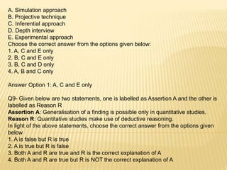 Quantitative Research Homework Help | PPTX
