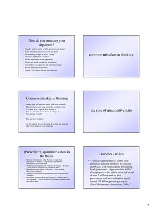 Quantitative%20 methods%20present%20your%20argument | PDF | Educational ...