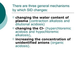 Quantitative Acid Base Analysis Fencl Stewart Approach | PPT