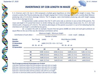 Quantitative and cytoplasmic inheritance | PPT