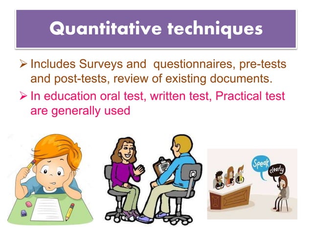 Quantitative And Qualitative Aspects Of Evaluation Pptx Educational