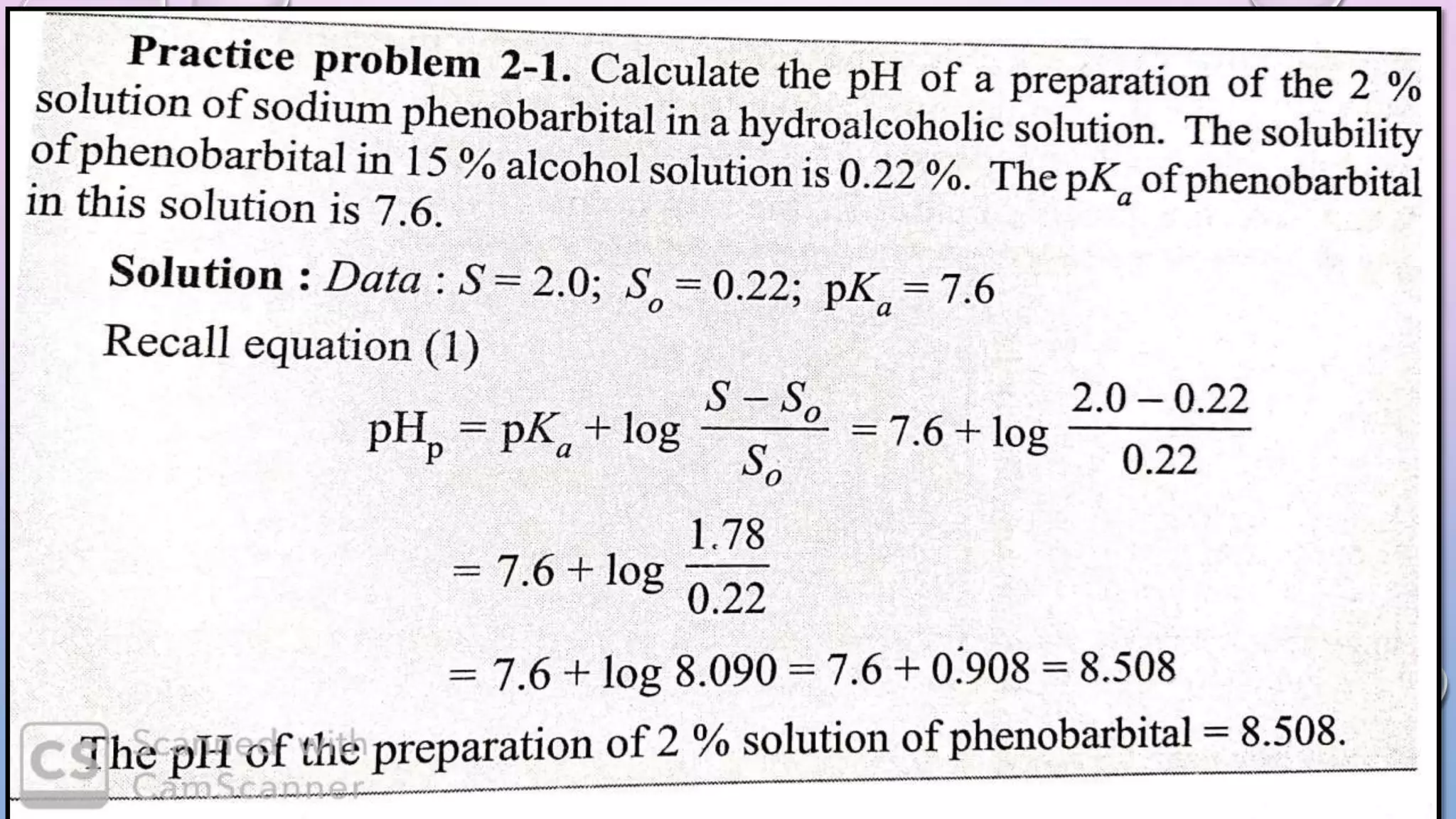 Quantitative approach to the to the factor influcing solubility of drug ...