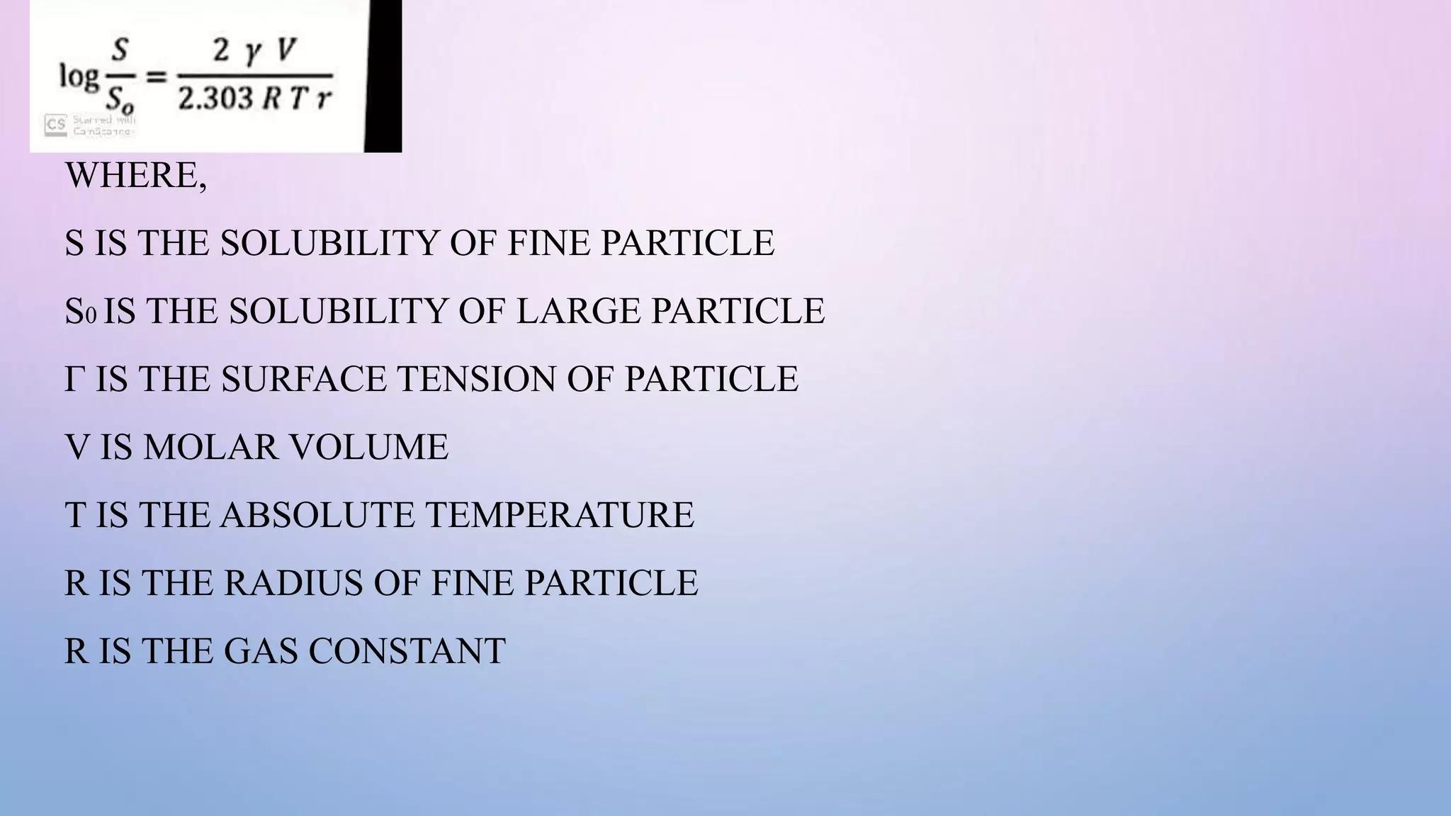 Quantitative approach to the to the factor influcing solubility of drug ...