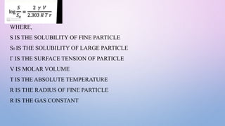 Quantitative approach to the to the factor influcing solubility of drug ...