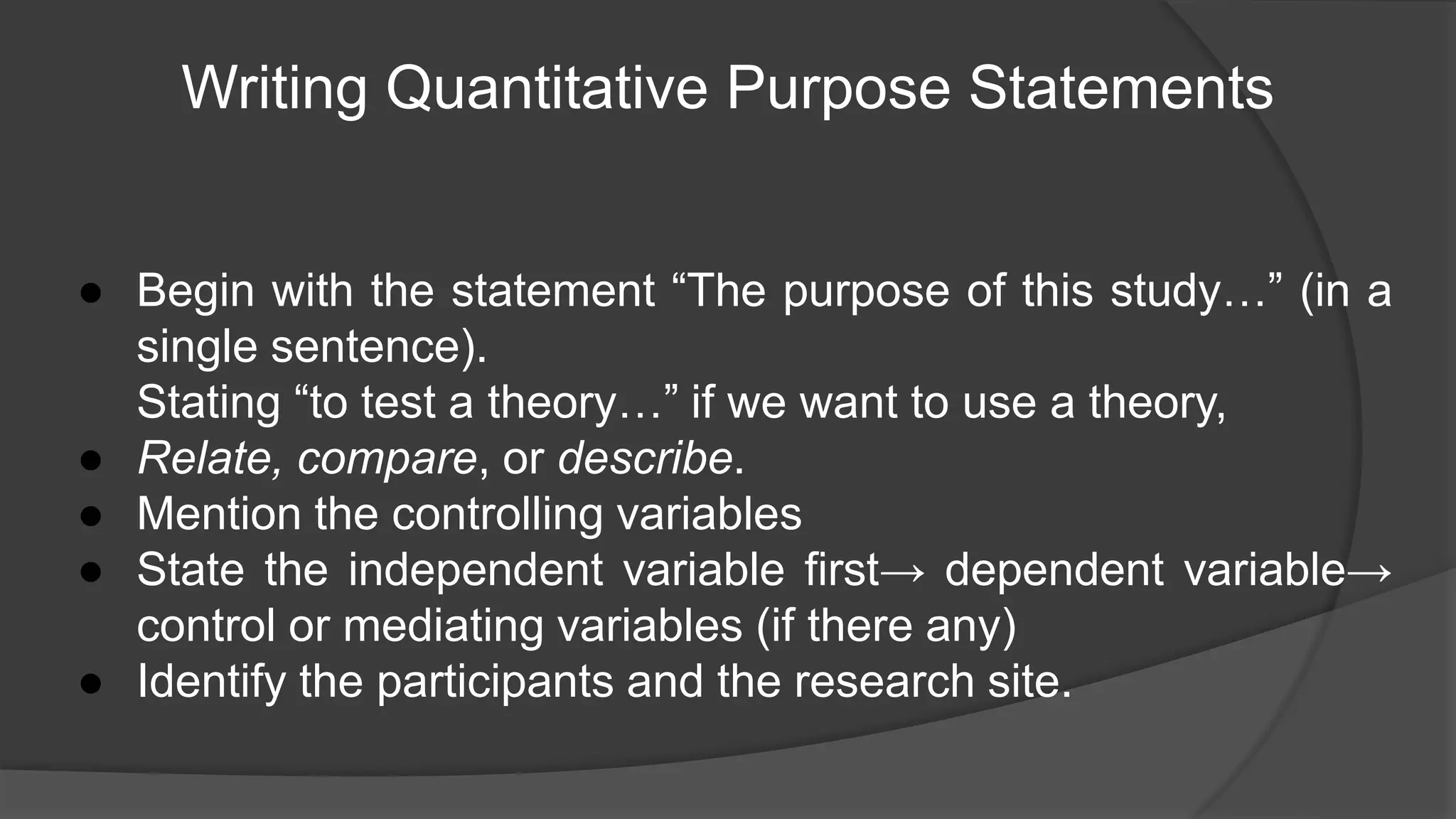 Quantitative chapter 4 | PPTX