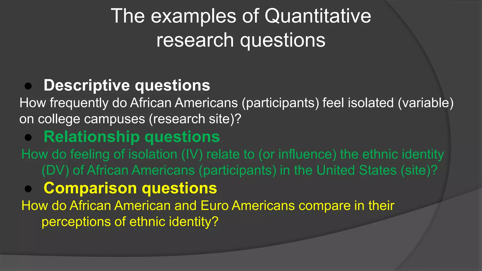 Quantitative chapter 4 | PPTX