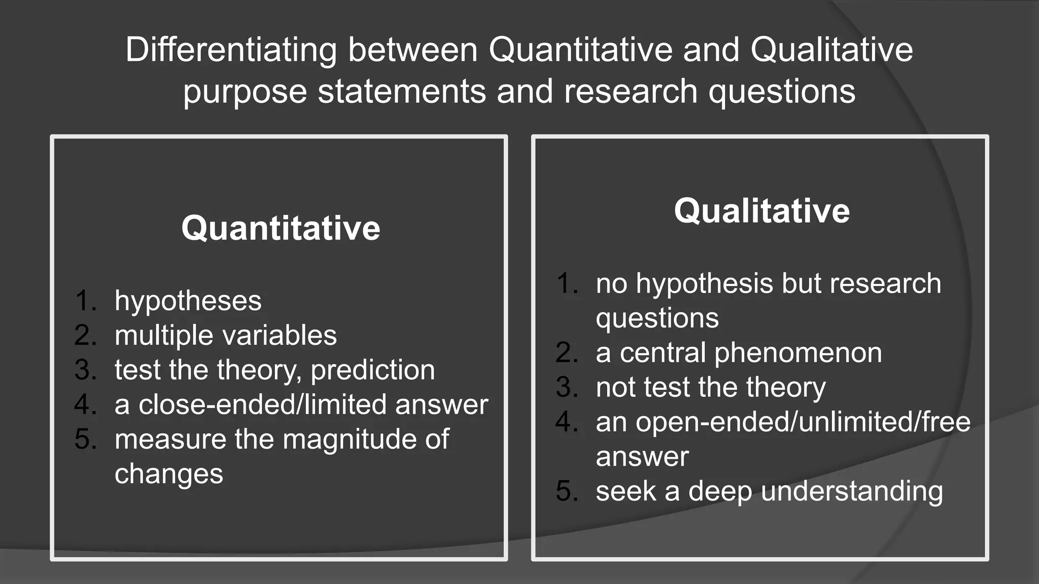 Quantitative chapter 4 | PPTX