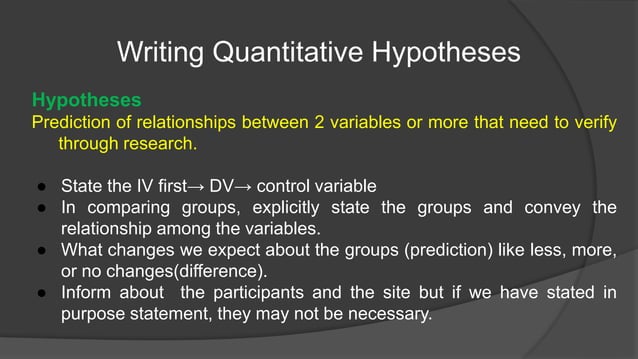 Quantitative chapter 4 | PPTX