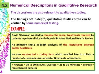 Quantitative Data Analysis | PPTX