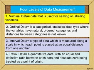 Quantitative data analysis | PPT
