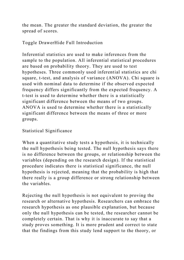·quantitative Data Analysis Statisticsintroductionunddocx