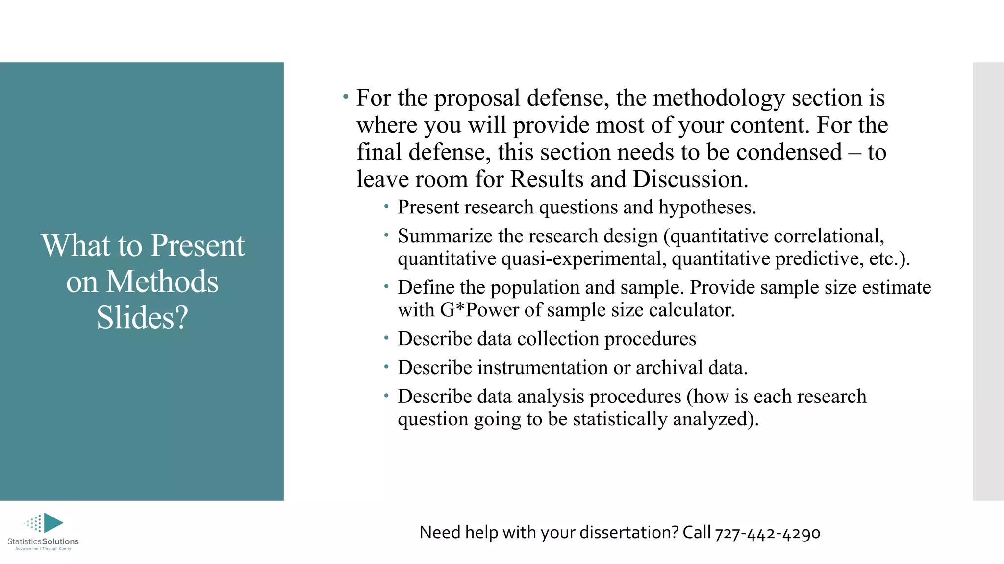 Defense Preparation for Quantitative Methods | PPTX