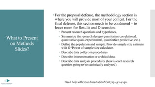 Defense Preparation for Quantitative Methods | PPTX