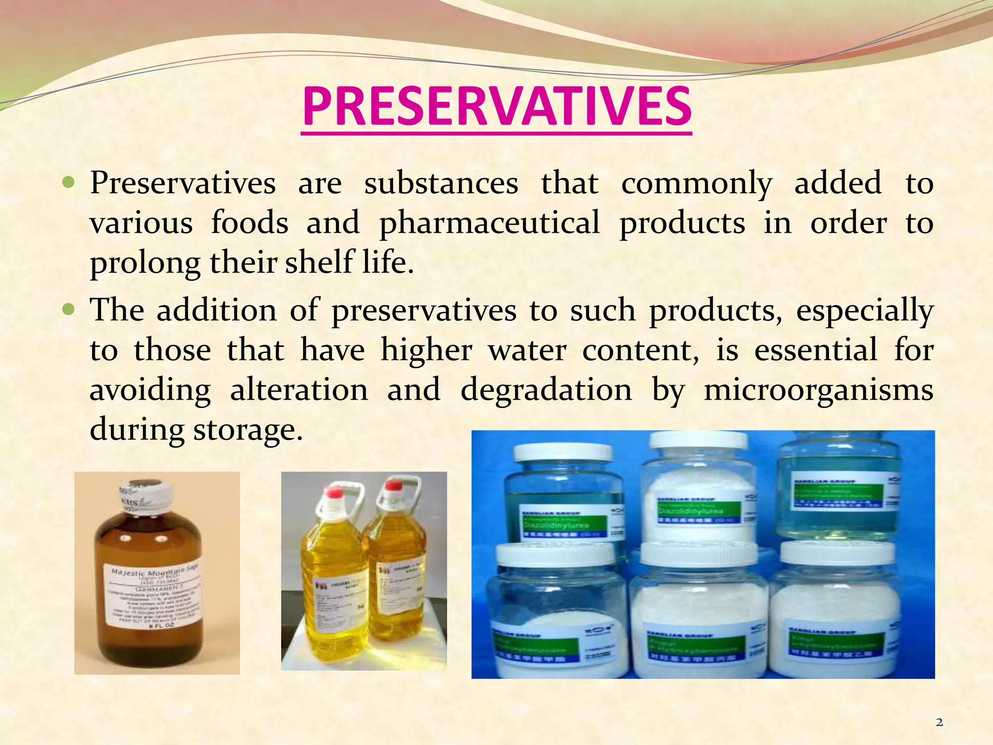 QUANTITATIVE DETERMINATION OF PRESERVATIVES, EMULSIFIERS, AND COLOURING ...