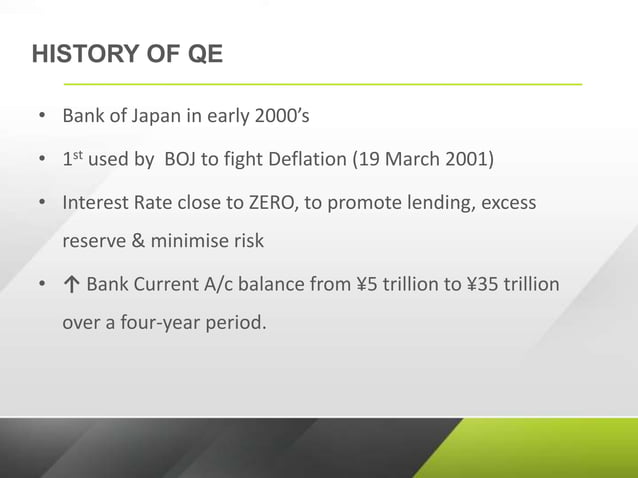 Quantitative Easing | PPTX