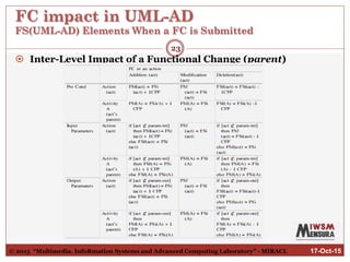 Quantitative functional change impact analysis in activity diagrams a ...