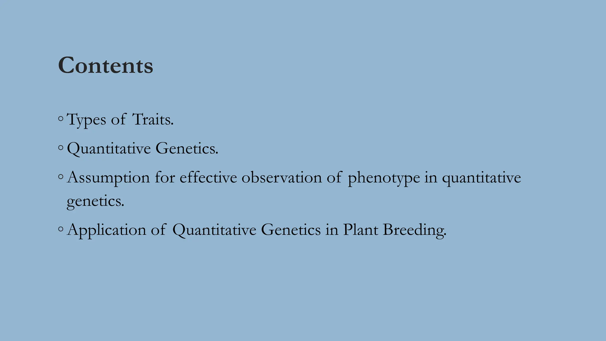 Quantitative Genetics And its Applications.pptx
