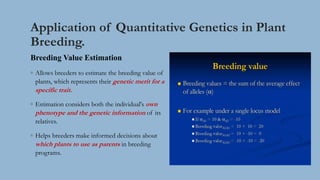 Quantitative Genetics And its Applications.pptx