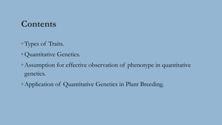 Quantitative Genetics And its Applications.pptx
