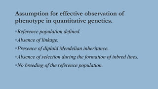 Quantitative Genetics And its Applications.pptx