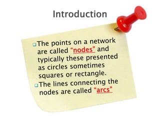 Quantitative Management - Ch 11 Network Models | PPTX
