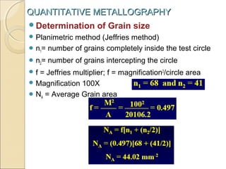 Quantitative metallography | PPT