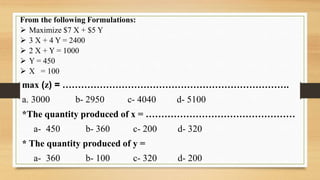 Quantitative Methods - section 6.pdf in business administration | PDF