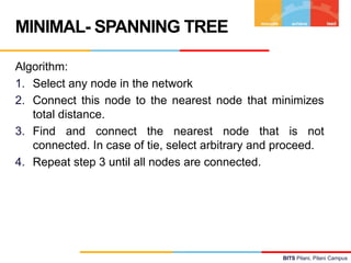 Quantitative methods minimal spanning tree and dijkstra | PPT