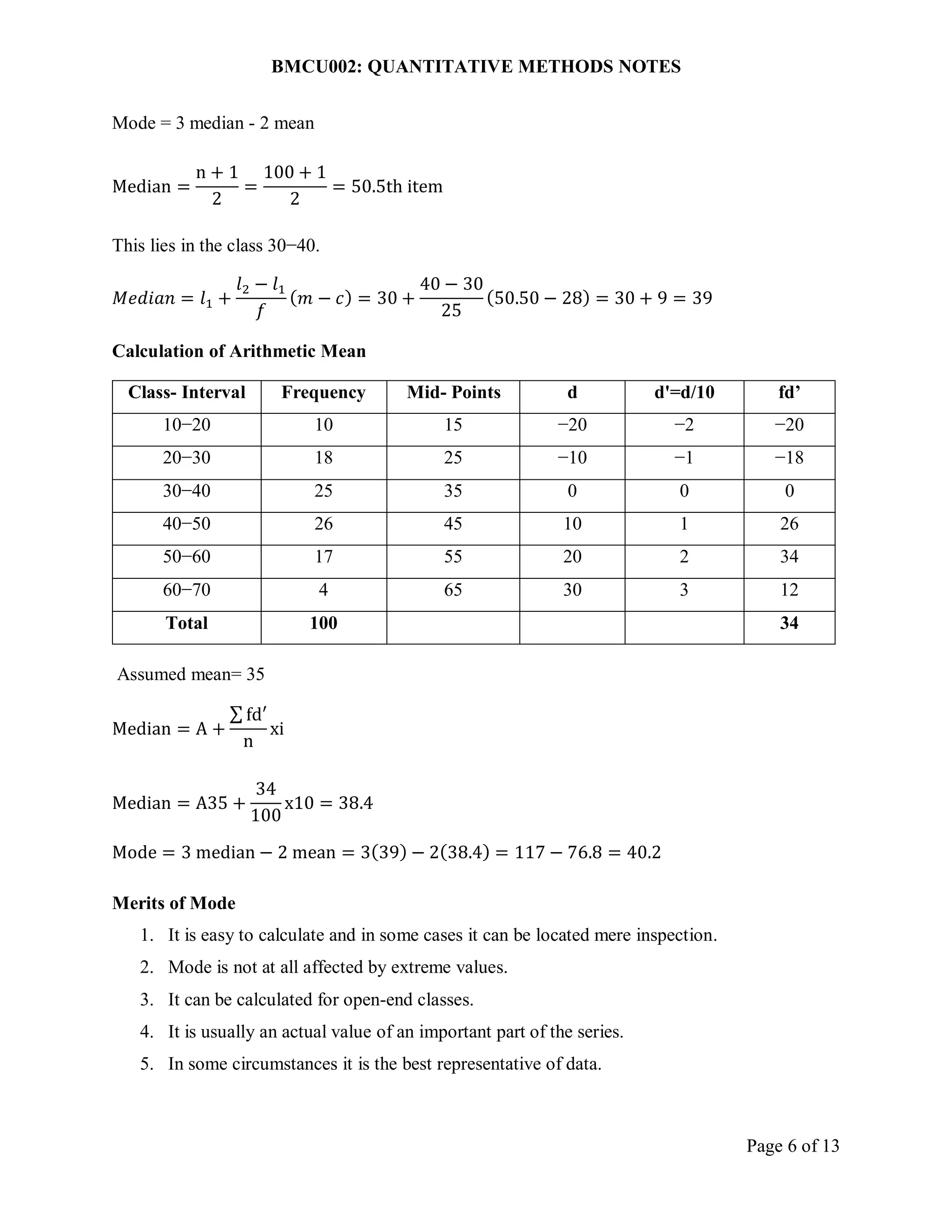 QUANTITATIVE METHODS NOTES.pdf