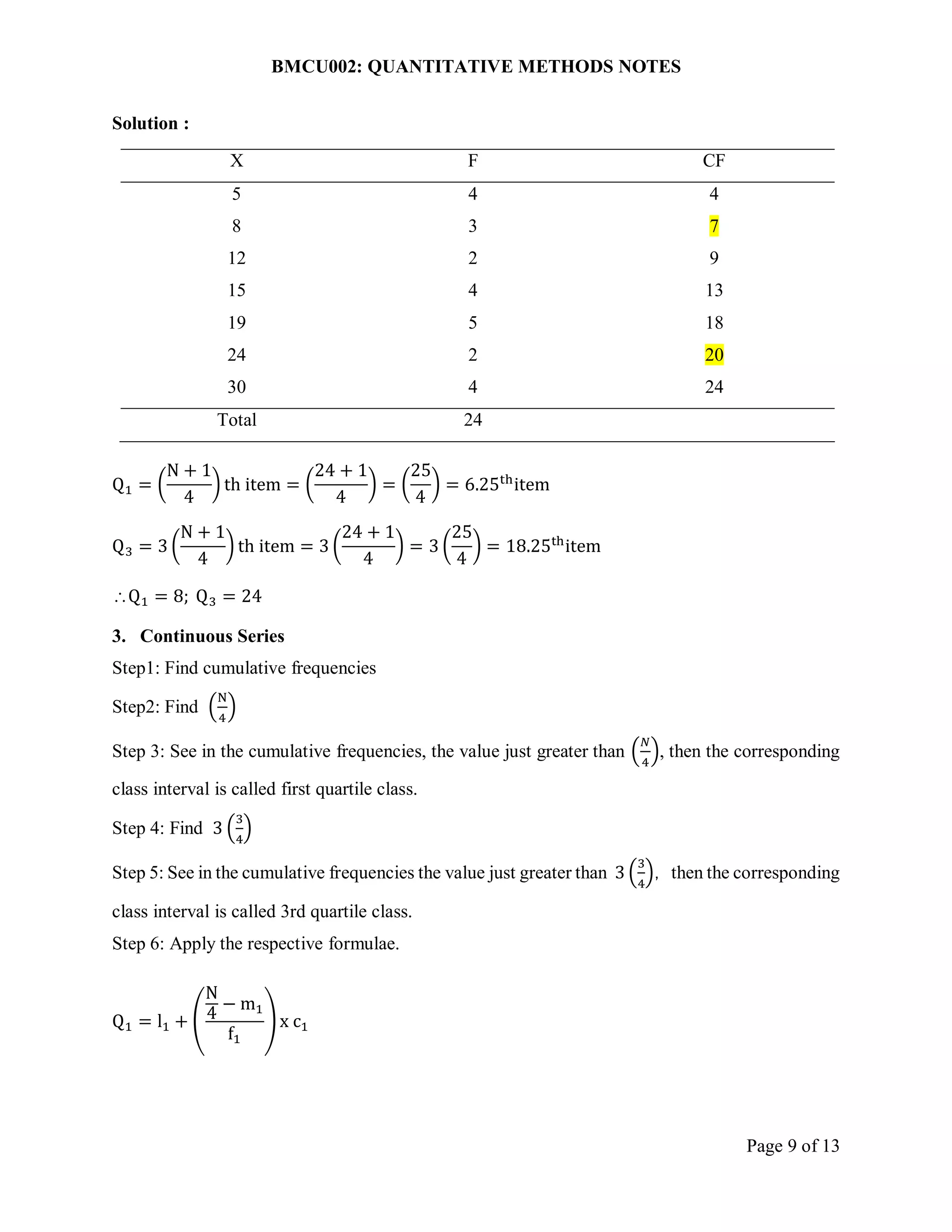 QUANTITATIVE METHODS NOTES.pdf