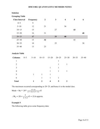 QUANTITATIVE METHODS NOTES.pdf