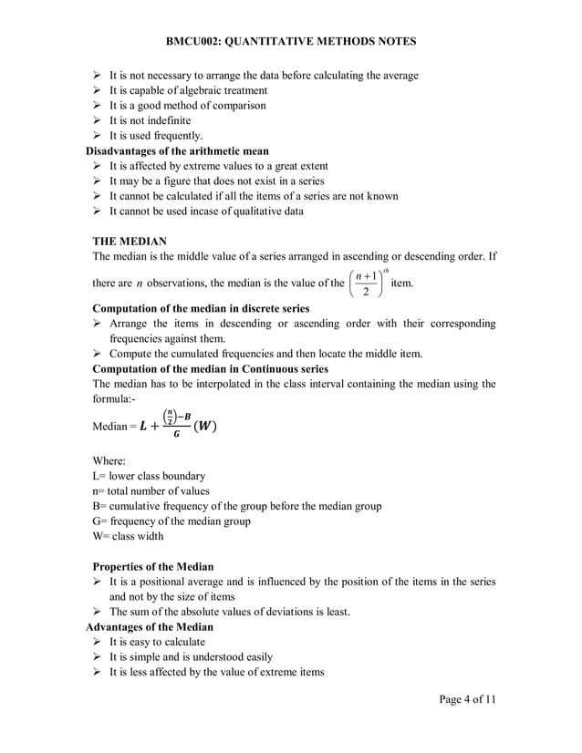 QUANTITATIVE METHODS NOTES.pdf