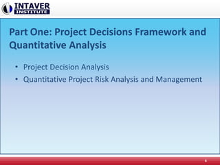 Quantitative Project Risk Analysis | PPT