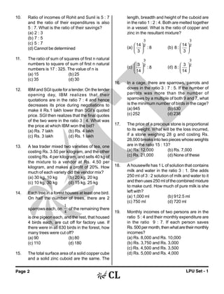 Quantitative question | PDF