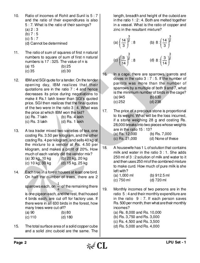 Quantitative question