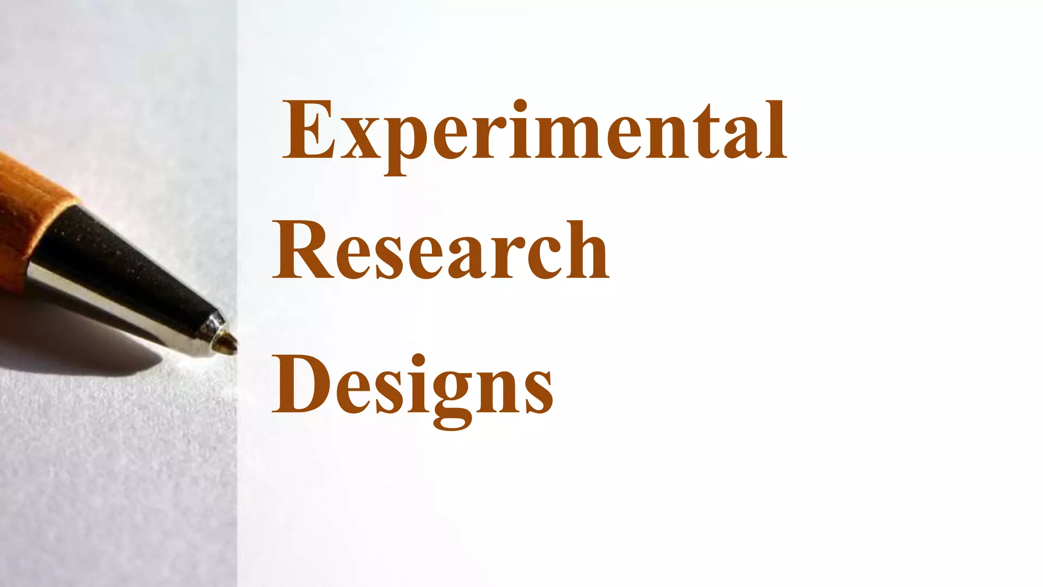 Quantitative research design | PPTX