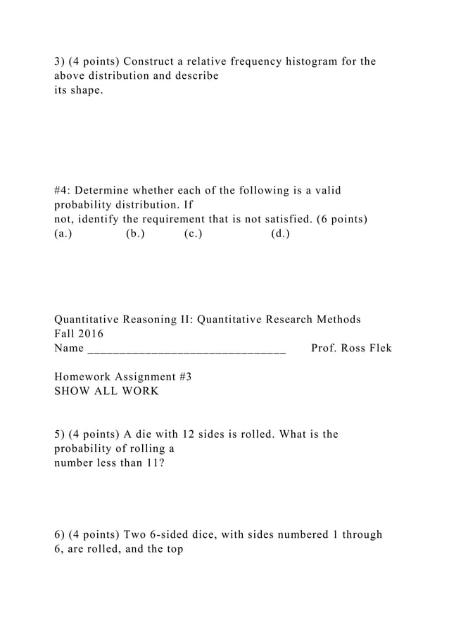 Quantitative Reasoning II Quantitative Research Methods .docx