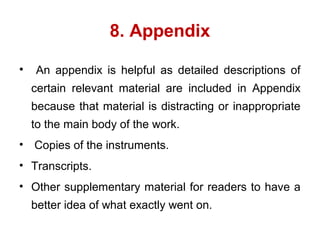 Quantitative report writing | PPT