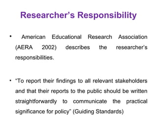 Quantitative report writing | PPT