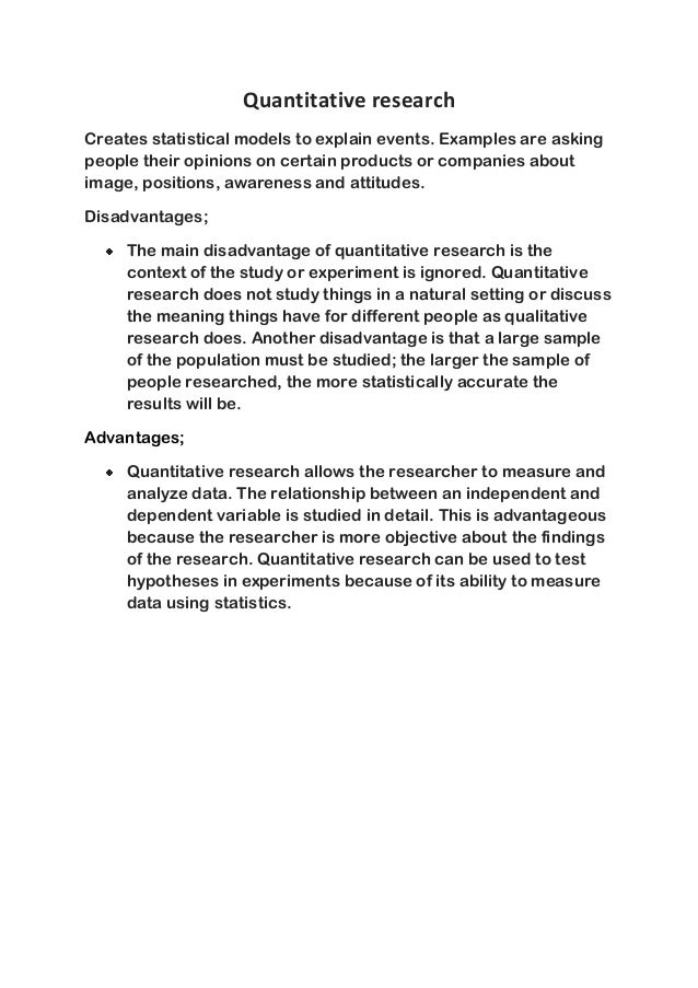 Quantitative Research quantitative-research