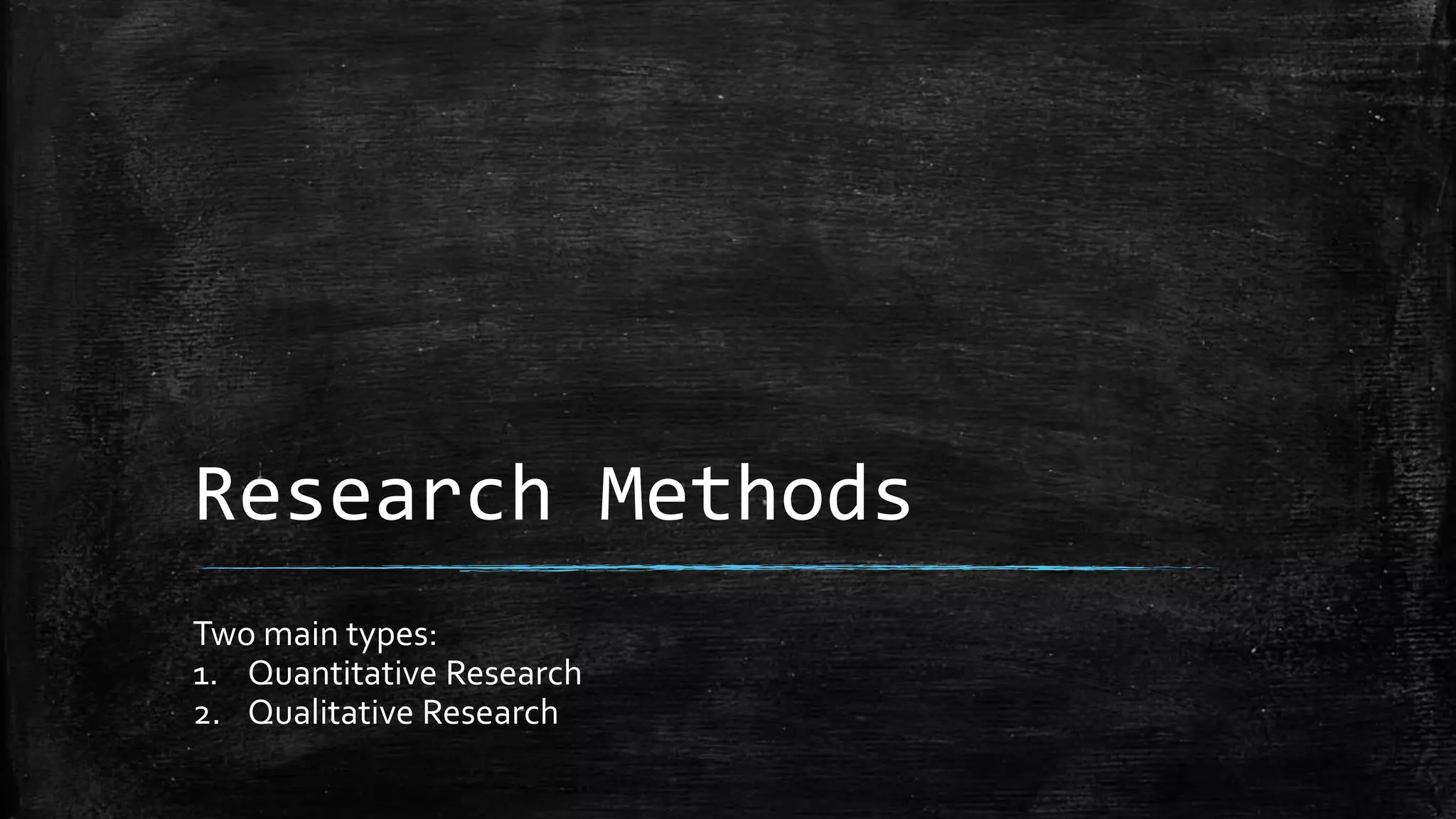 Quantitative research | PPTX