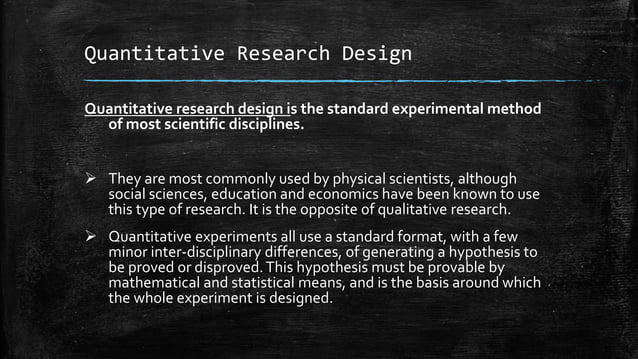 Quantitative research | PPTX