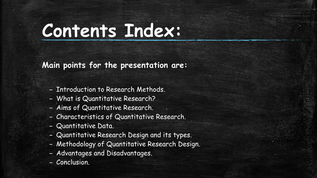 Quantitative research | PPTX