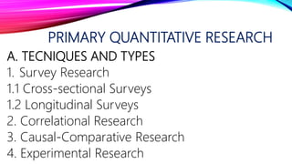 Quantitative research | PPTX