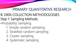 Quantitative research | PPT