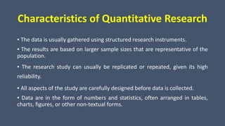 Quantitative research | PPTX