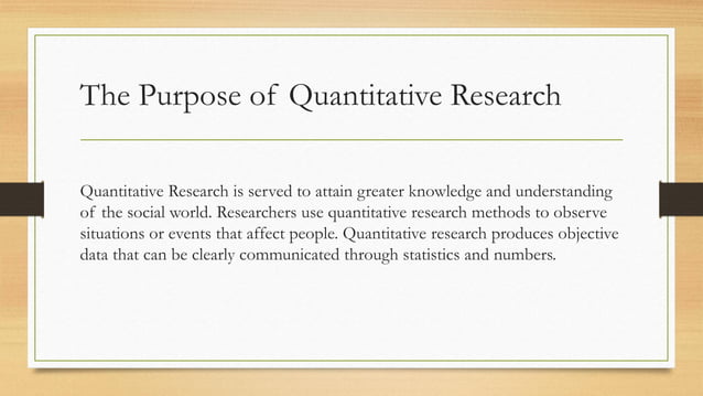 Quantitative Research.pdf | Undergraduate Education | College Education