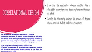 Quantitative research design | PDF