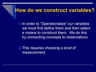 QUANTITATIVE RESEARCH DESIGN AND METHODS.ppt | Physics | Science